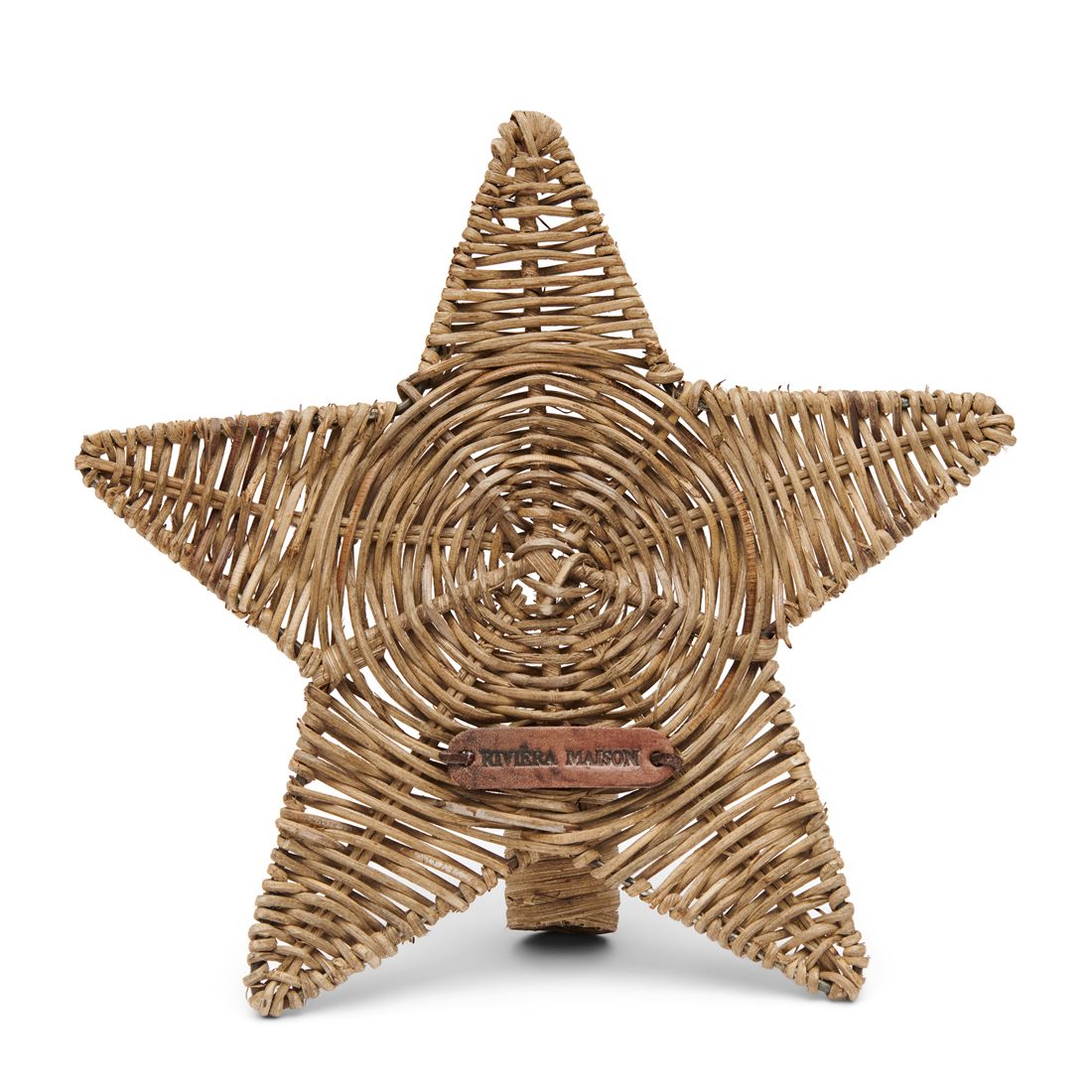Gwiazda na czubek choinki Christmas tree decoration Rustic Rattan Star ...